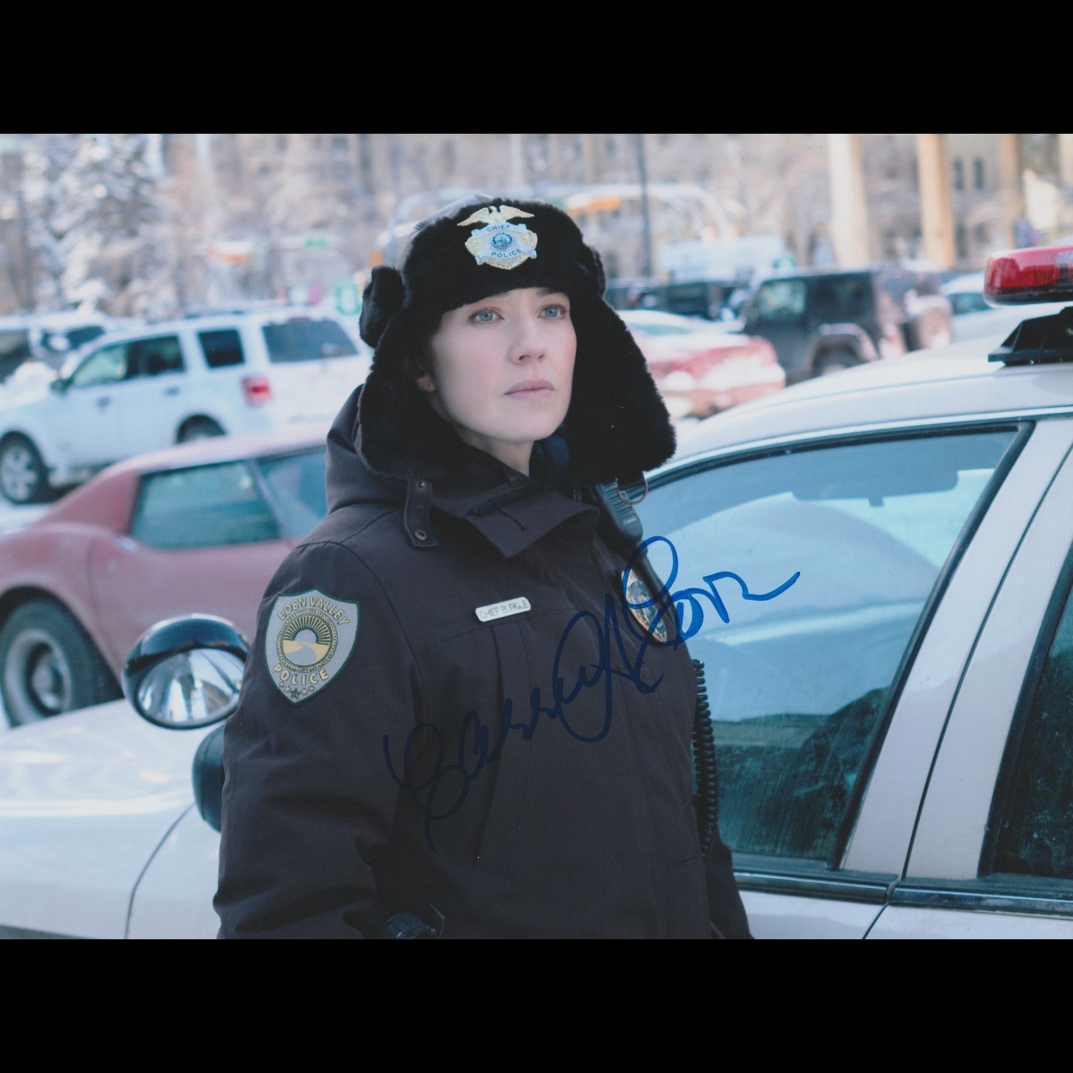 Carrie Coon (Fargo) – Fresh and French autographs