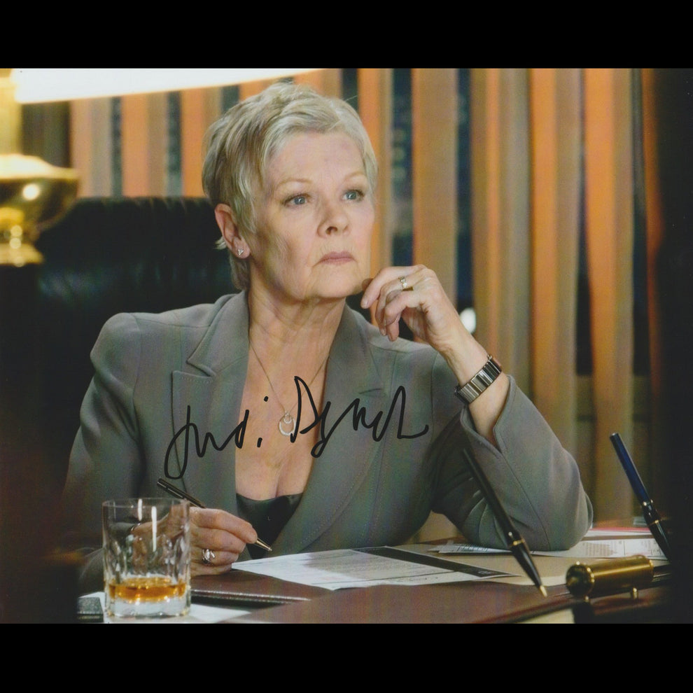 Judi DENCH – Fresh and French autographs