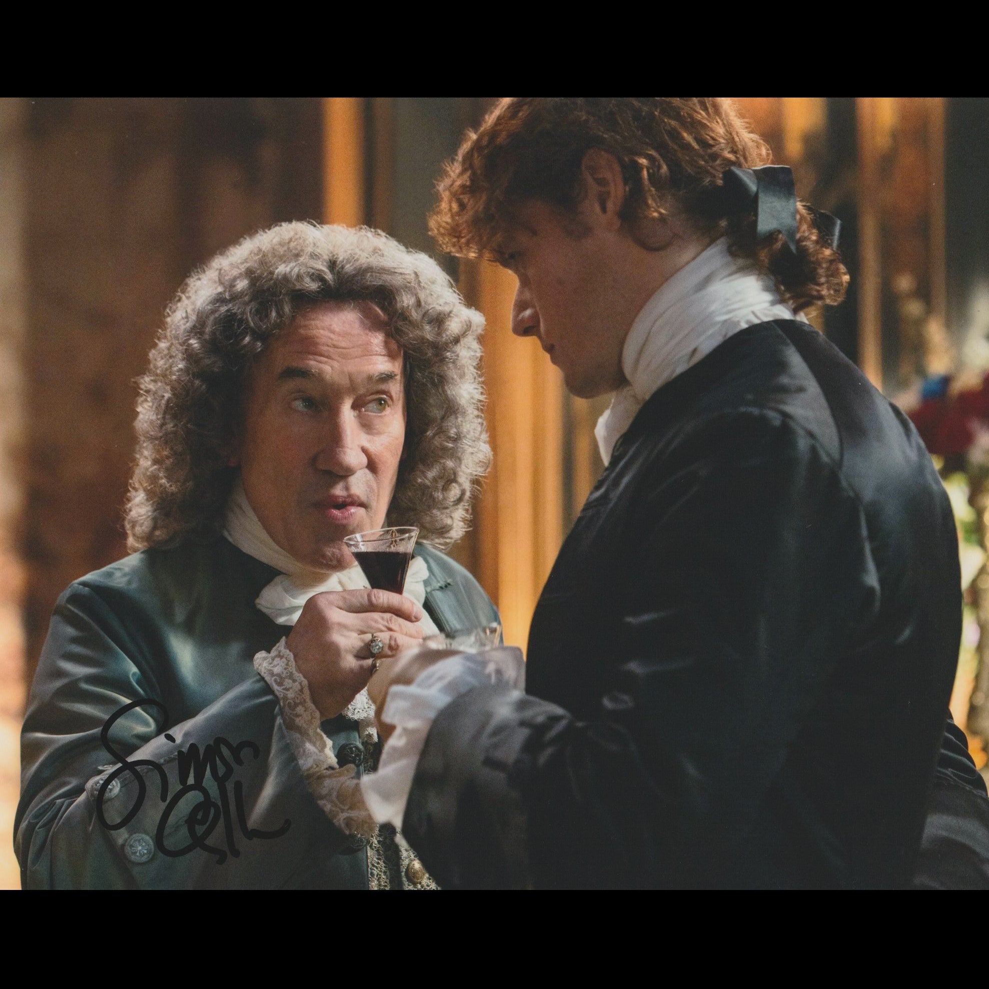 Simon Callow (Outlander) – Fresh and French autographs